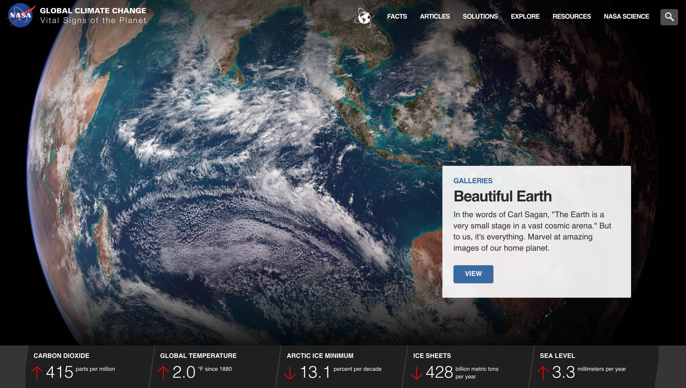 NASA |Vital Signs of the Planet – Global Vital Change – doing geo ...